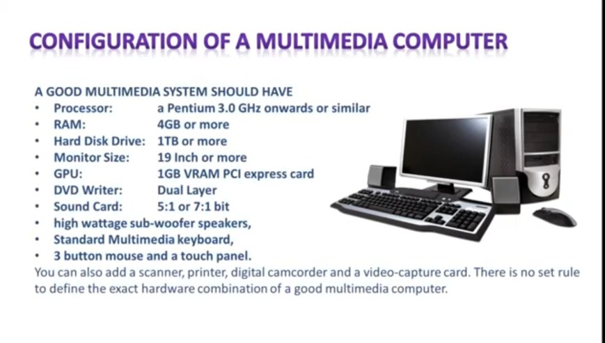 Unit -6 :multimedia components – B.C.A study